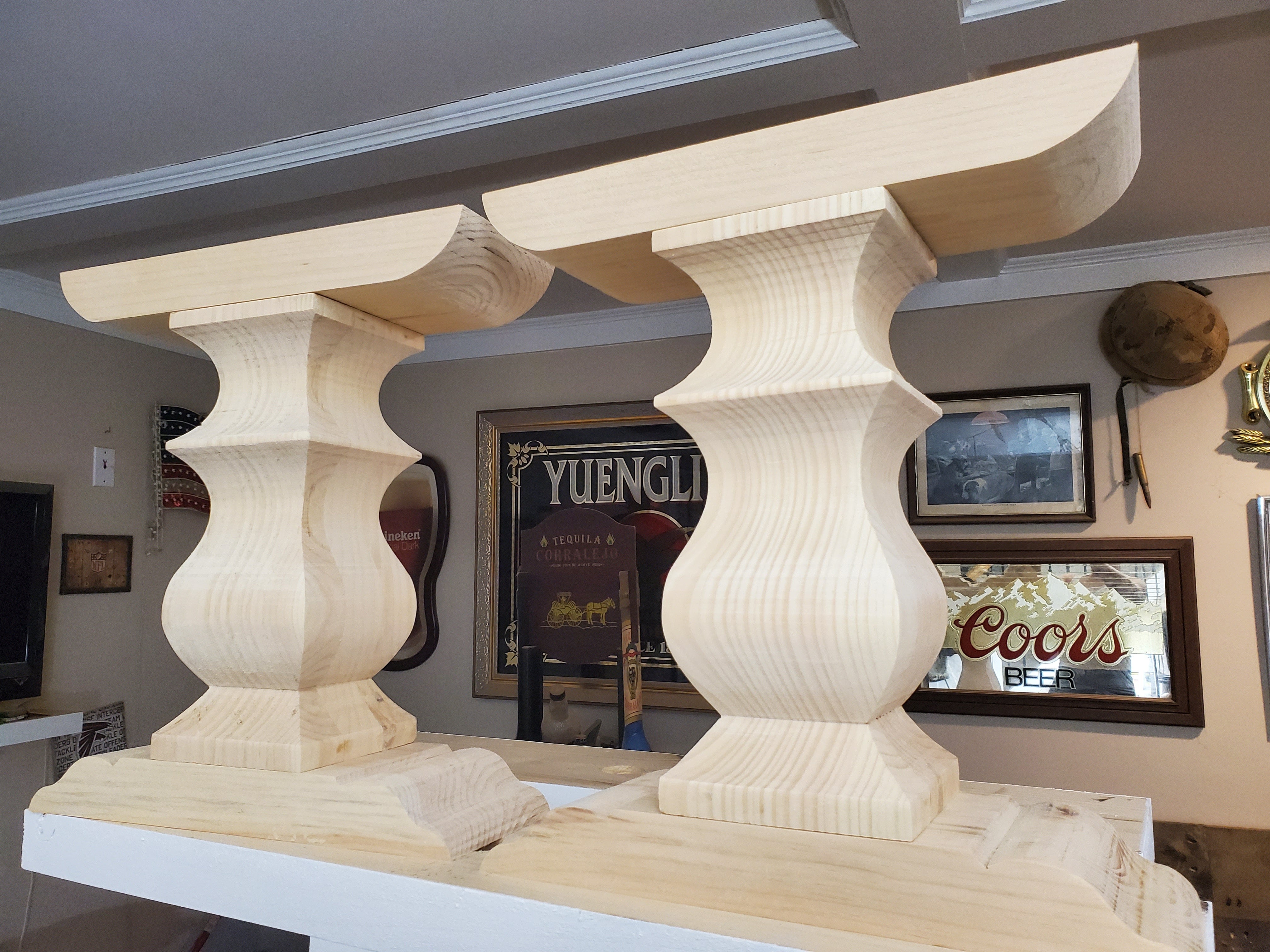 Trestle Bench Legs " Southern Sophistication" design | Wooden Trestle ...