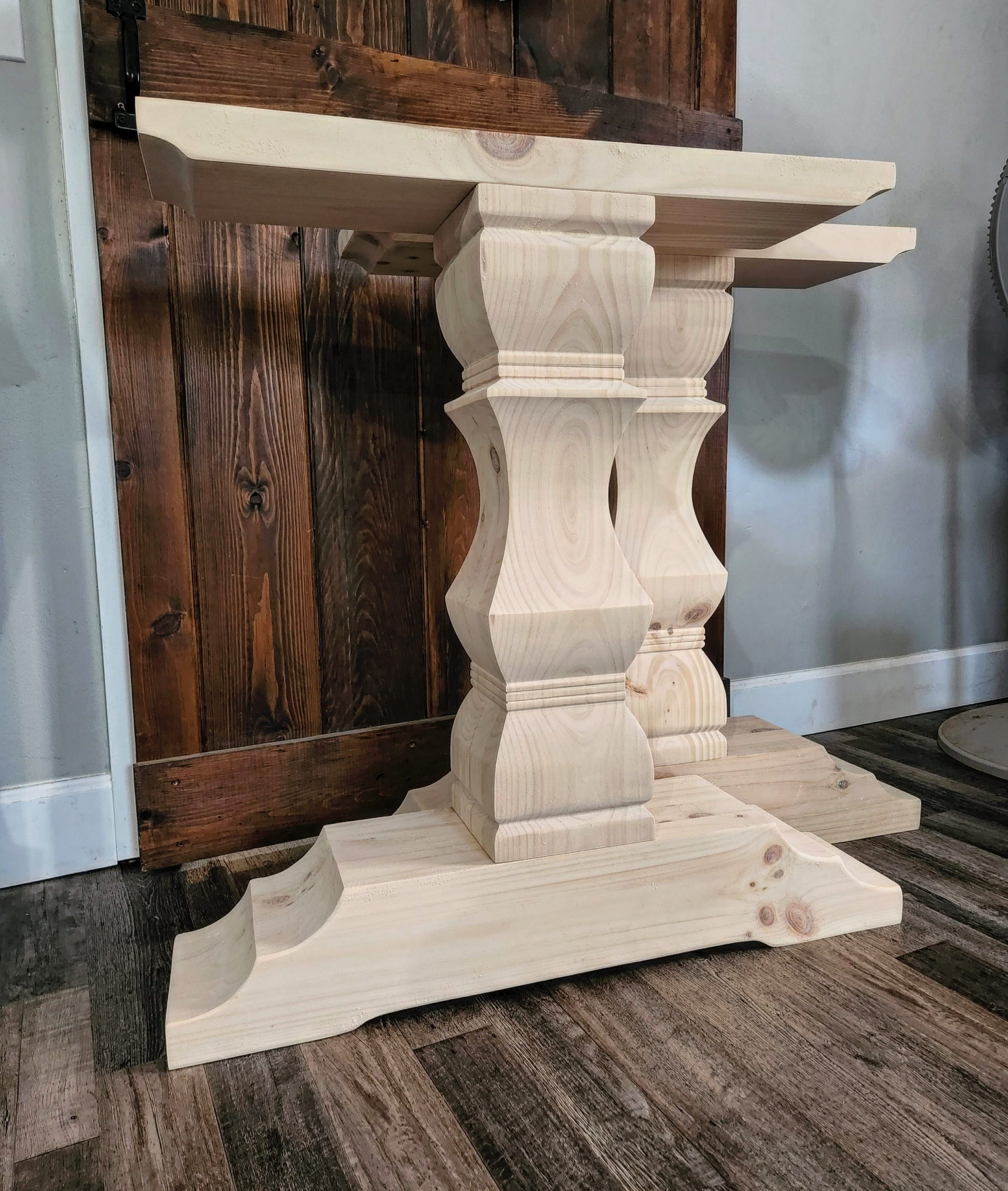 Kitchen Island Pedestals Kitchen Island Legs Hardwoods and Softwoods