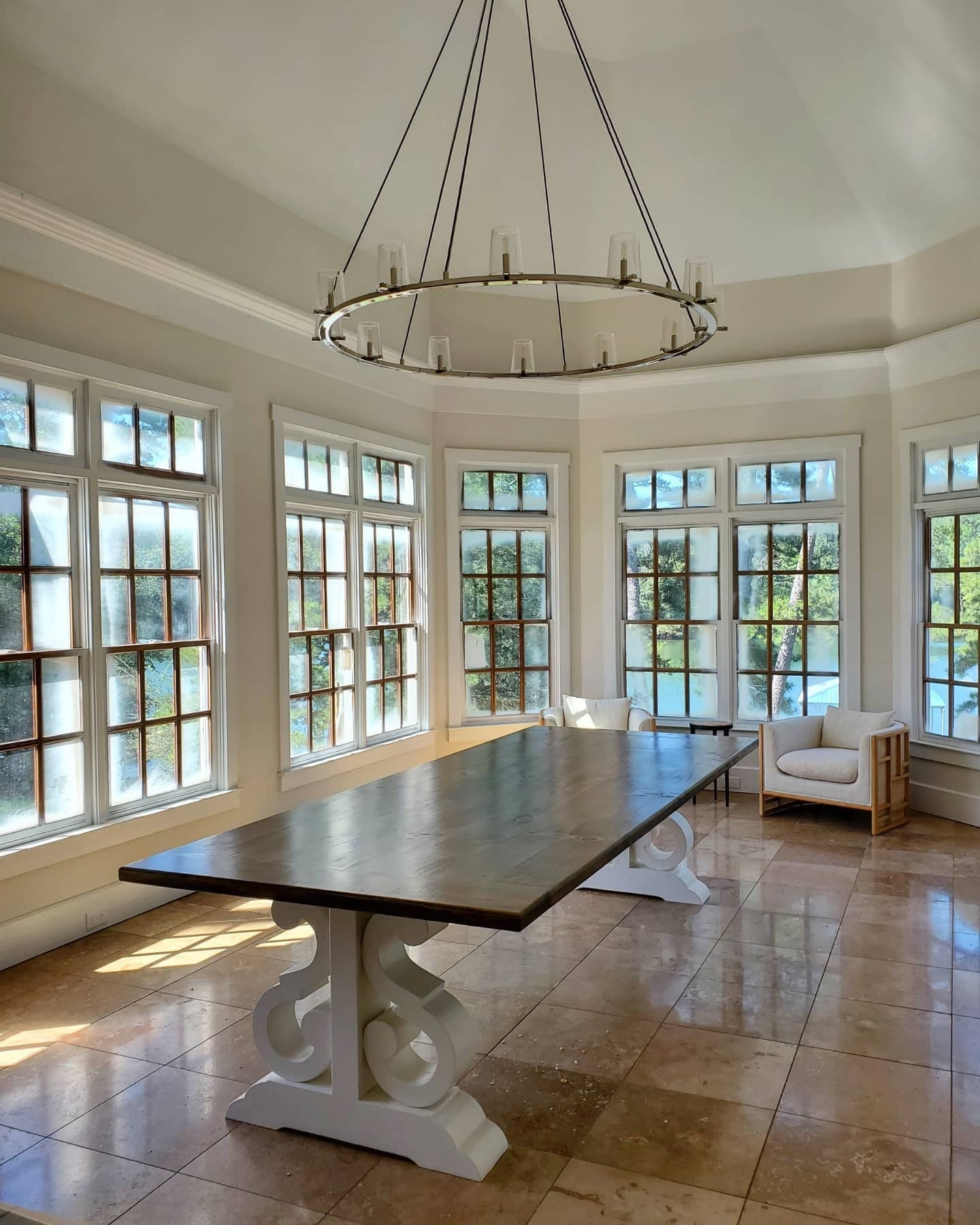 Scroll Design Table Pedestals/Base for a Dining Table | Ray Brothers ...