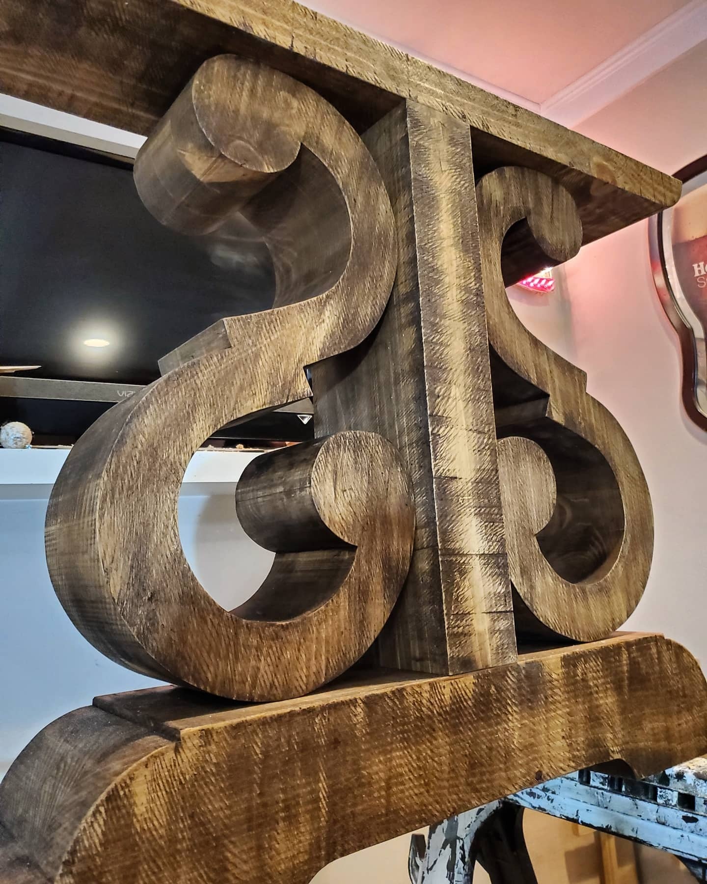 Scroll Design Table Pedestals/Base for a Dining Table | Ray Brothers ...