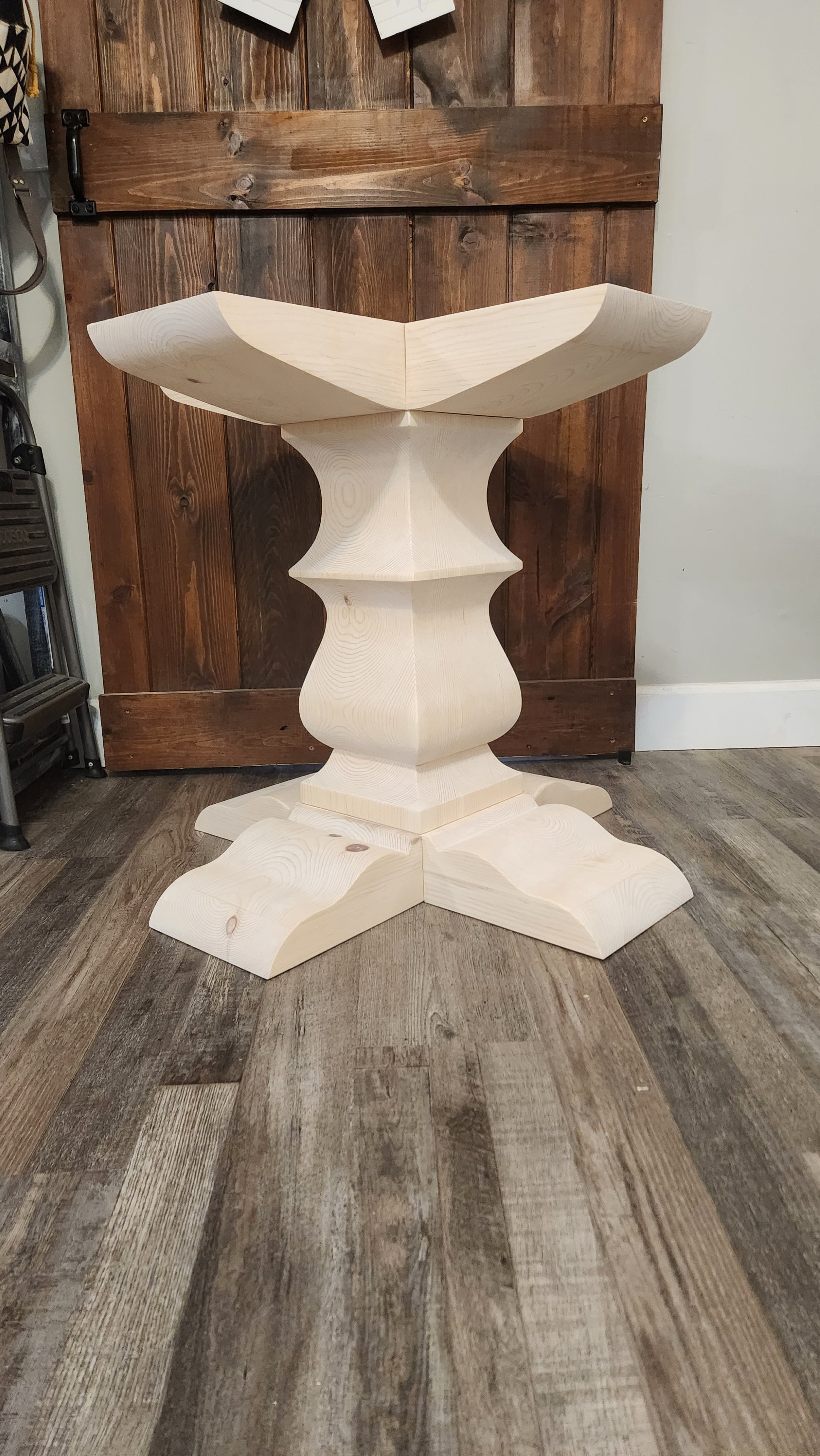 Southern Sophistication Round Table Base | Ray Brothers Woodwork ...